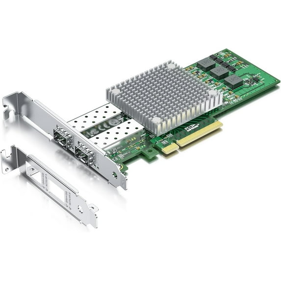 H!Fiber 10Gb SFP+ PCI-E Network Card NIC, with Broadcom BCM57810S Chip ...