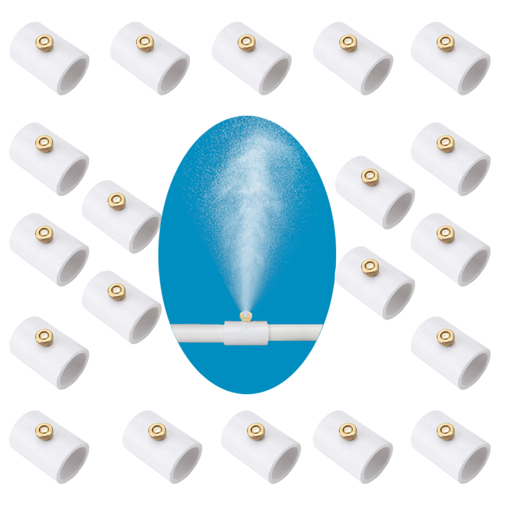 Garden Sprinkler Irrigation Mist Fog 5-head Nozzle Spray 1/2 " Mounting ...