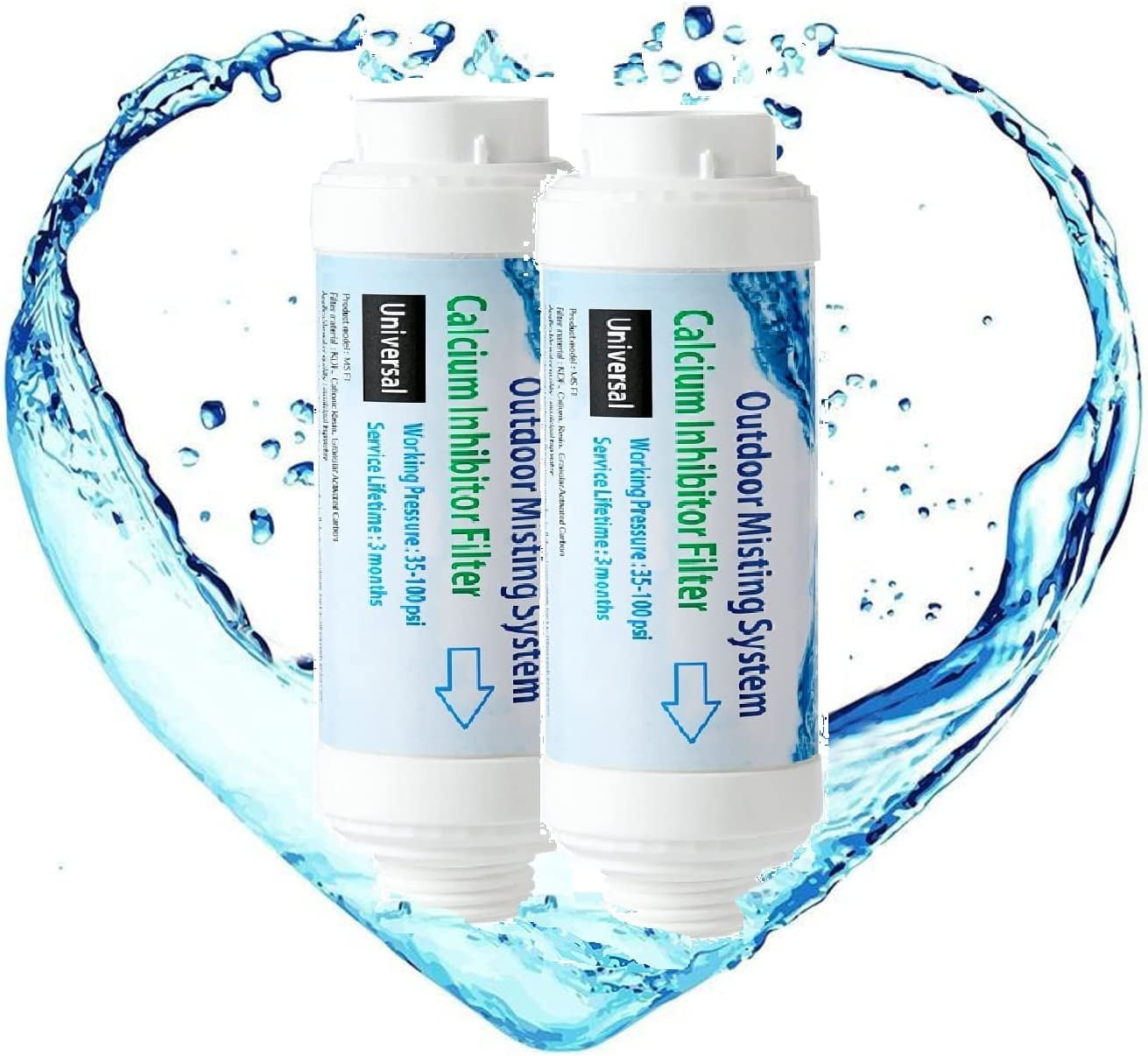 H&G lifestyles Misting System Filter Calcium Inhibitor Filter For Patio ...