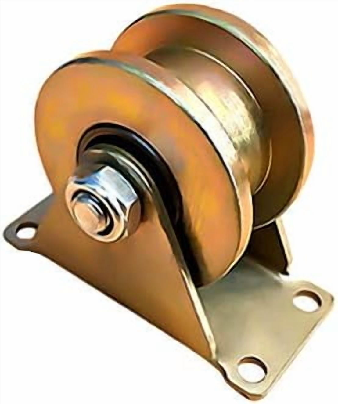 H-Groove Rigid Track Wheel,Sliding Gate Roller with Bracket,Heavy Duty ...