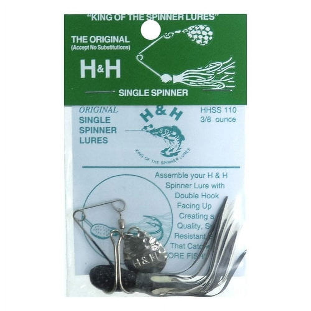 Maurice Sporting Goods H&H Original Spinner Bait 3/8 oz Black White ...