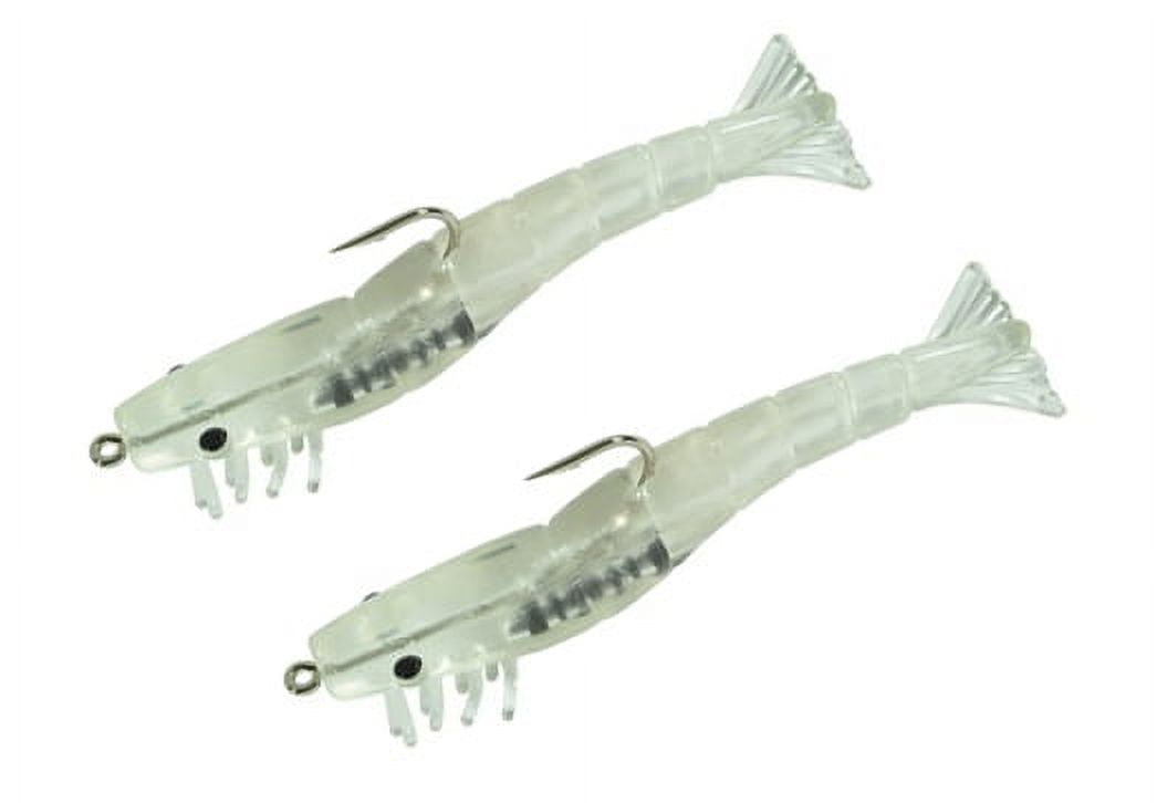 H&H Tackle TKODR14-165 Double Rig Soft Shrimp Fishing Sinkbait ...