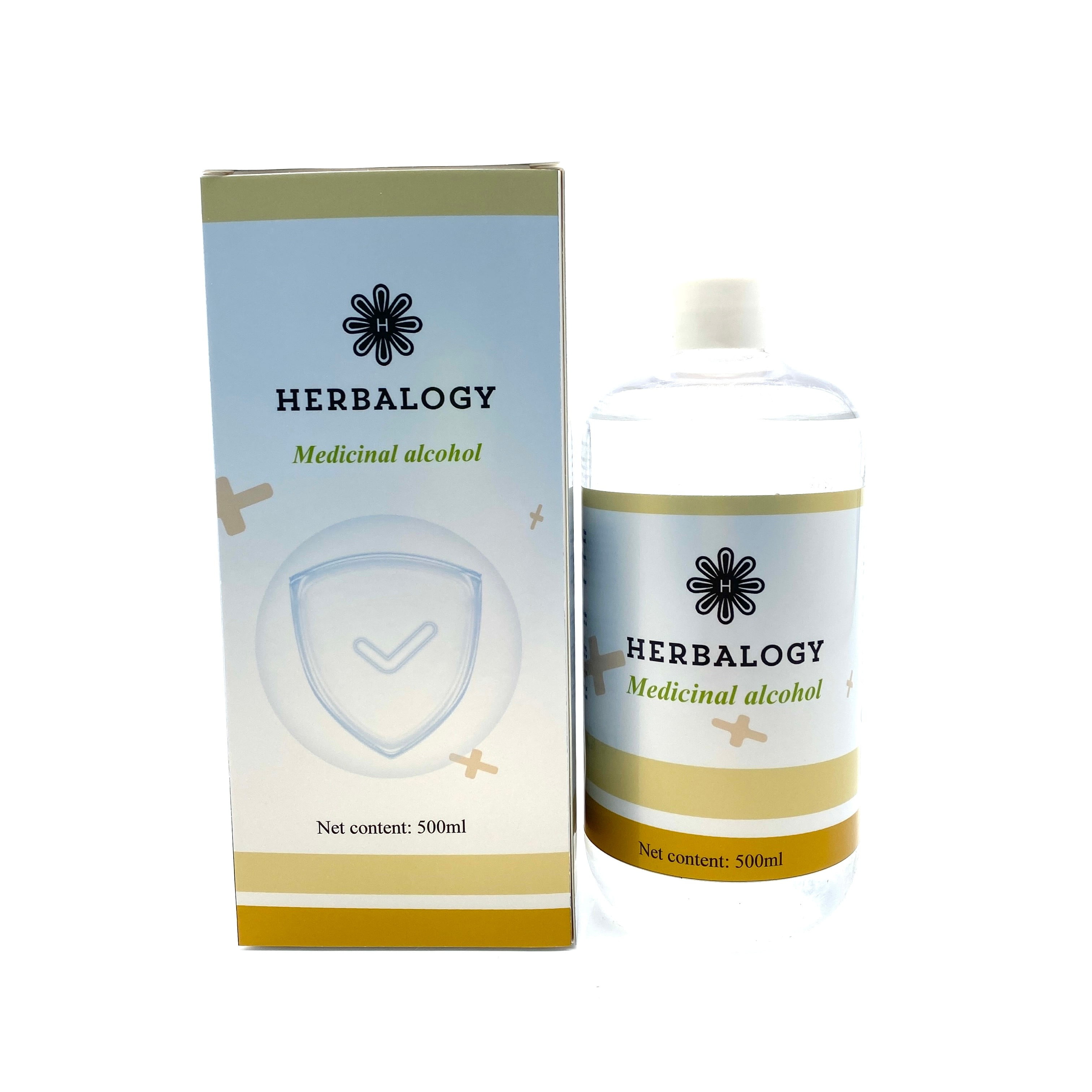 H HERBALOGY Medicinal alcohol Effective Disinfectant for Wound Cleaning ...