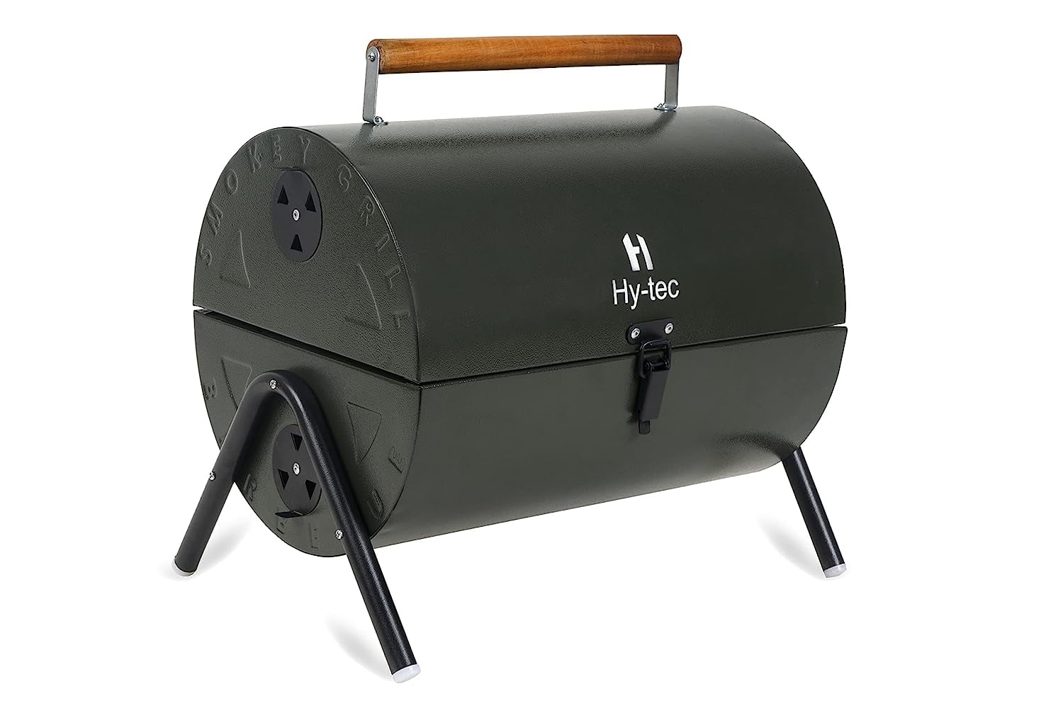 H Hy-tec (Device) HYBB - Smokey Grill Charcoal Barbeque with 10 Skewers ...
