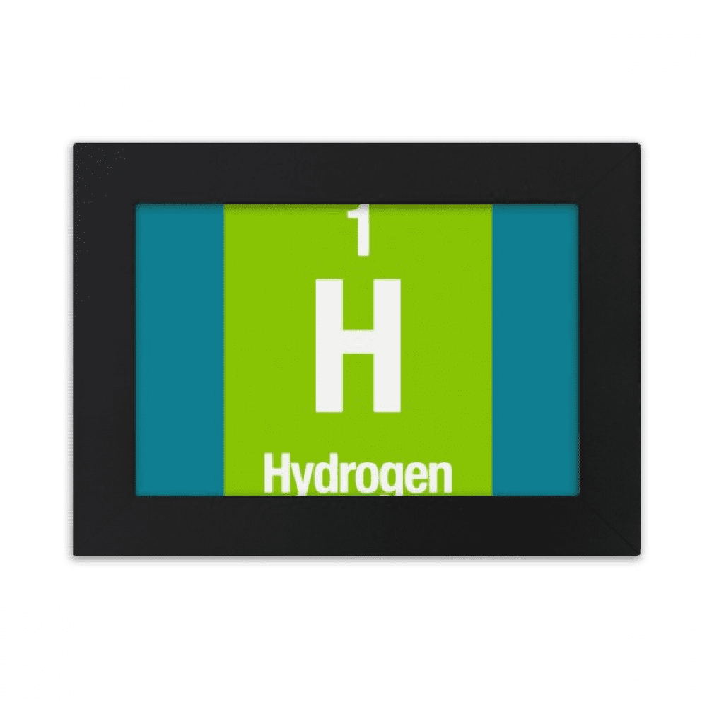 H Hydrogen Checal Element Science Desktop Photo Frame Ornaments Picture ...