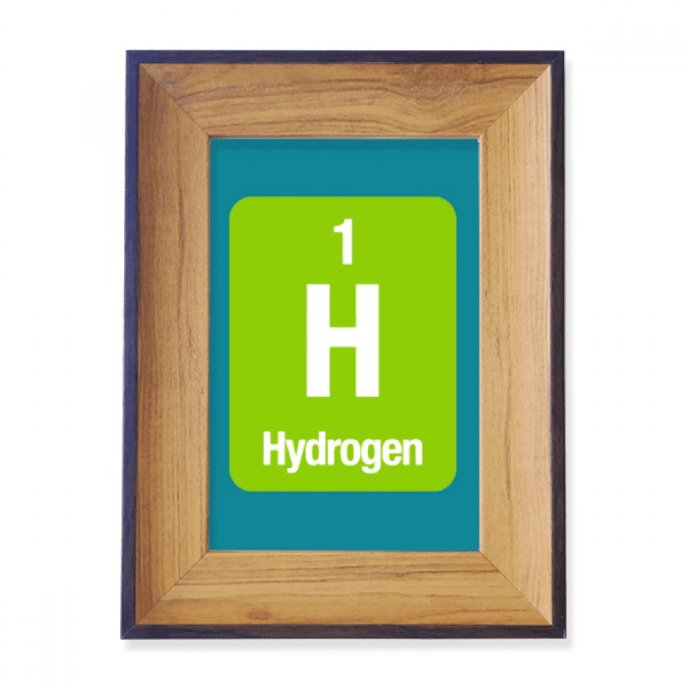 H Hydrogen Checal Element Science Photo Frame Exhibition Display Art ...