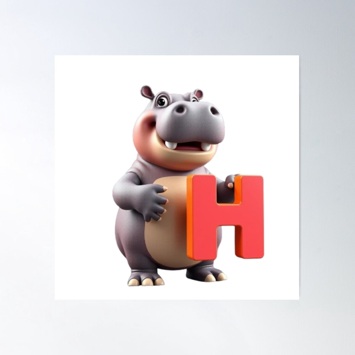 H Is For Hippopotamus Abc Easy Early Learning Alphabet Letters For Kids ...