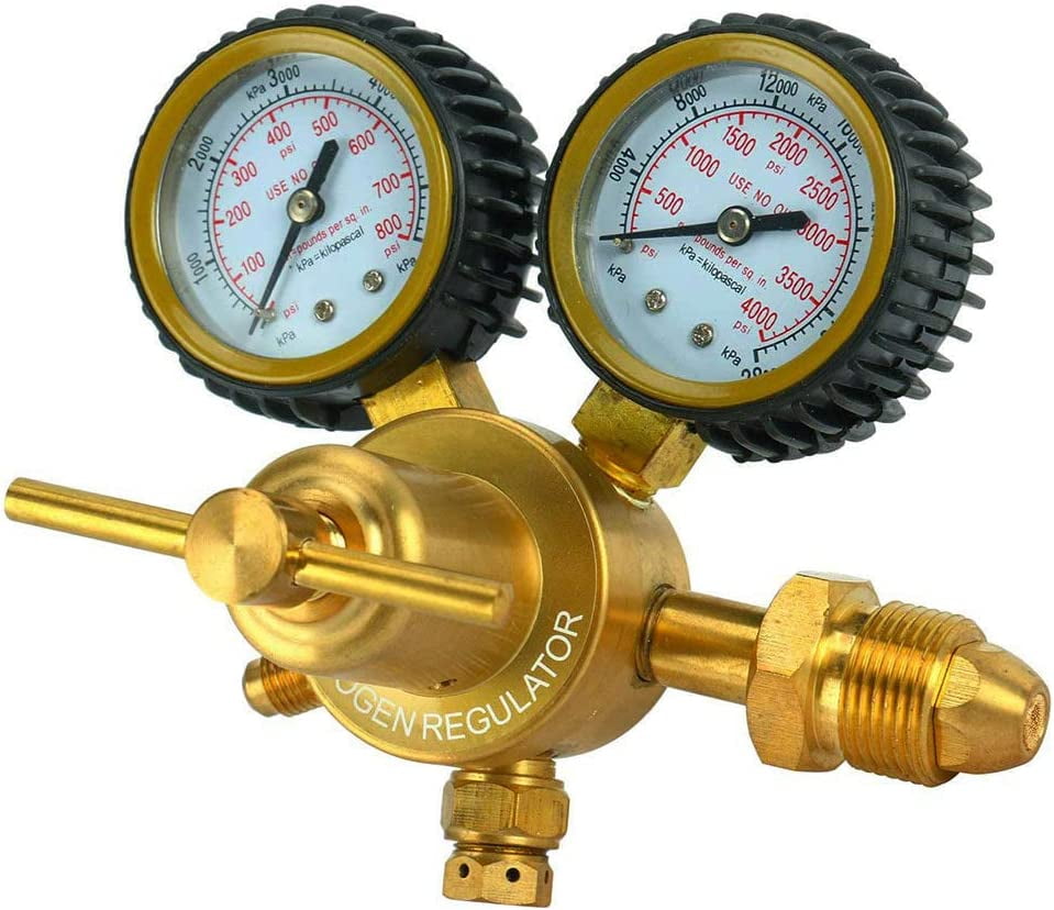 H&J Nitrogen Gas Regulator (0 to 800 PSI Delivery pressure range), with ...