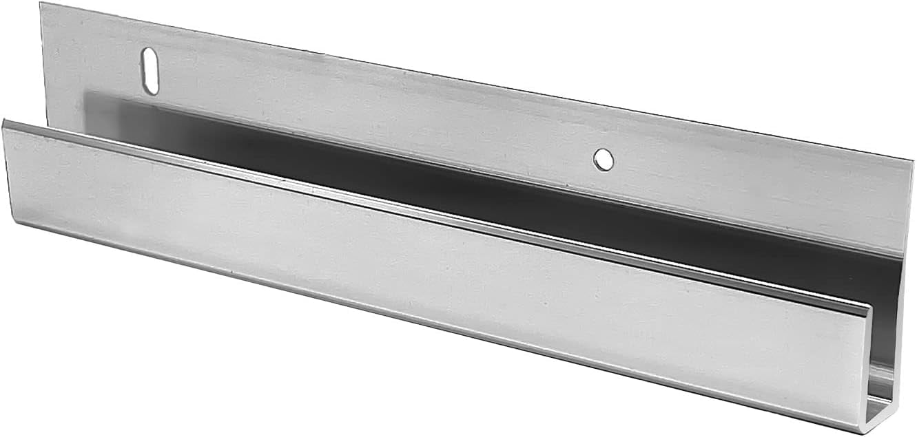 H-J60 Deep Nose Aluminum J-Channel, Chrome - Walmart.com