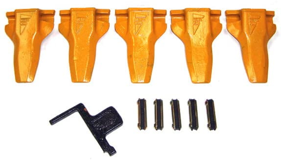 H&L Tooth Company 230 Deltawing Backhoe Bucket Teeth + 230DFP Long ...