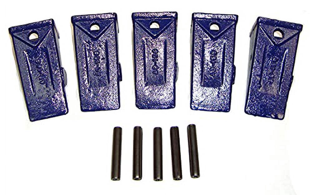 H&L Tooth Company X156S Short Bucket Teeth + 156LPN Long Pins (5 Pack ...