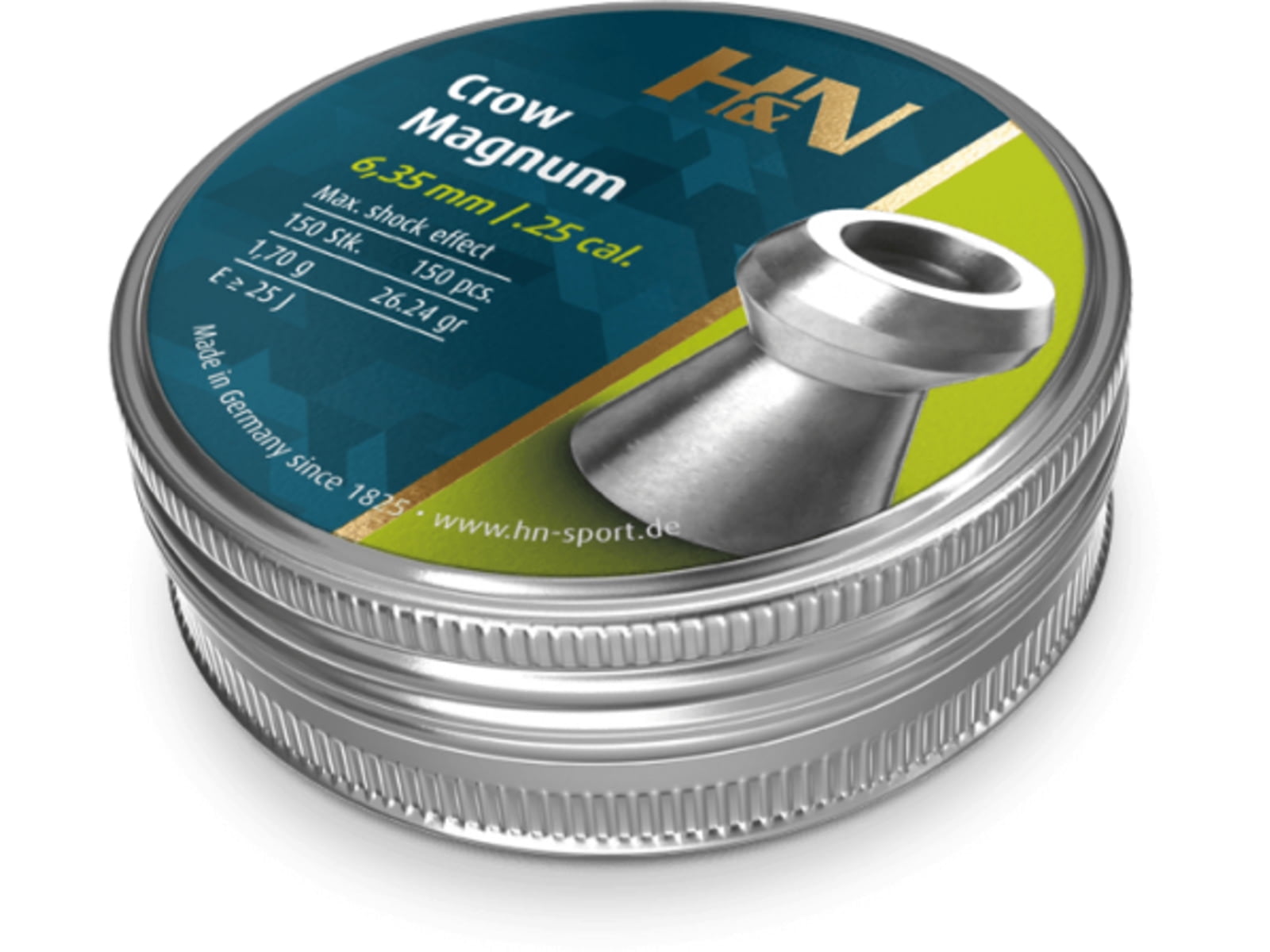 H N Crow Magnum .25 cal-150 Count - Walmart.com