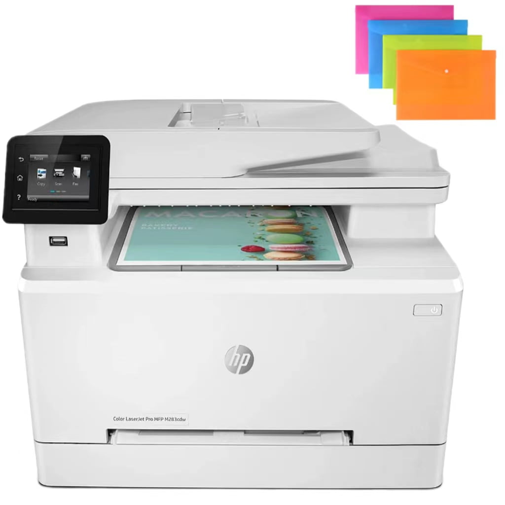 HP Laserjet Pro MFP M283cdw All-in-One Printer, Copier, Scanner, 22 ppm ...