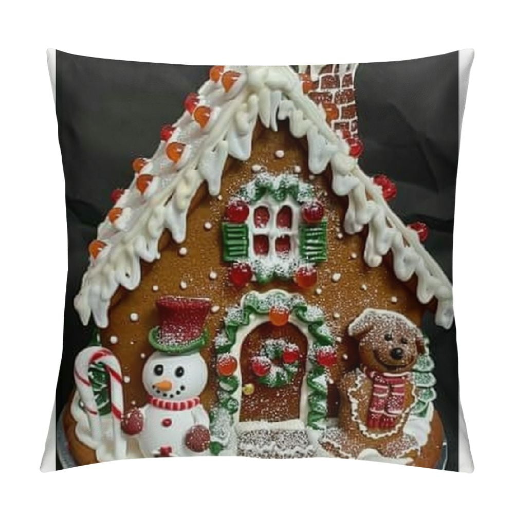 H Polyresin LED Lighted Christmas Gingerbread House Battery Operated ...