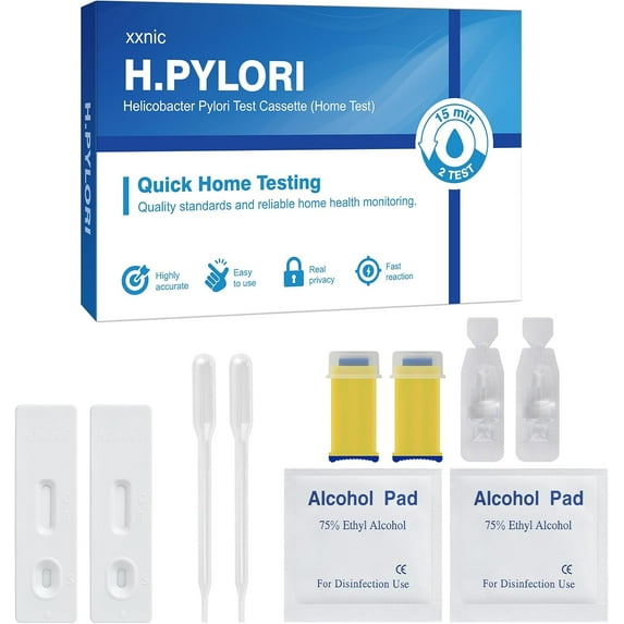 H Pylori Test Kit at Home, Rapid and Precise H Pylori Test, 10-15 ...