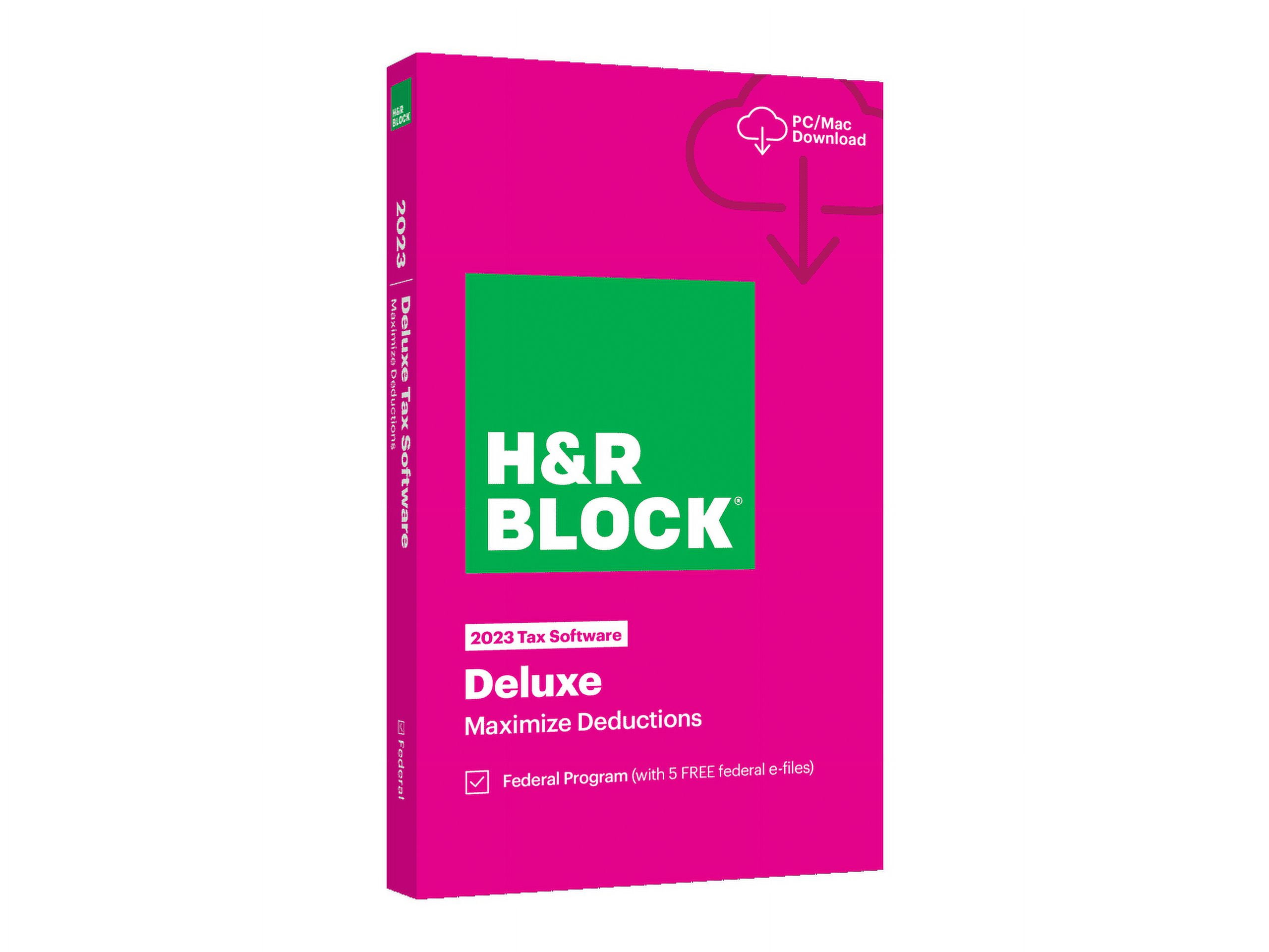 H&R Block 2023 Deluxe Tax Software with Step-by-Step Guidance, Accuracy ... H&R Block 2023 Deluxe Tax Software with Step-by-Step Guidance, Accuracy ...