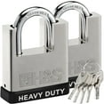 H&S 5 Keys 60mm Heavy Duty Warehouse Container Garage Shutter Padlock ...