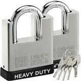 H&S 5 Keys 60mm Heavy Duty Warehouse Container Garage Shutter Padlock ...
