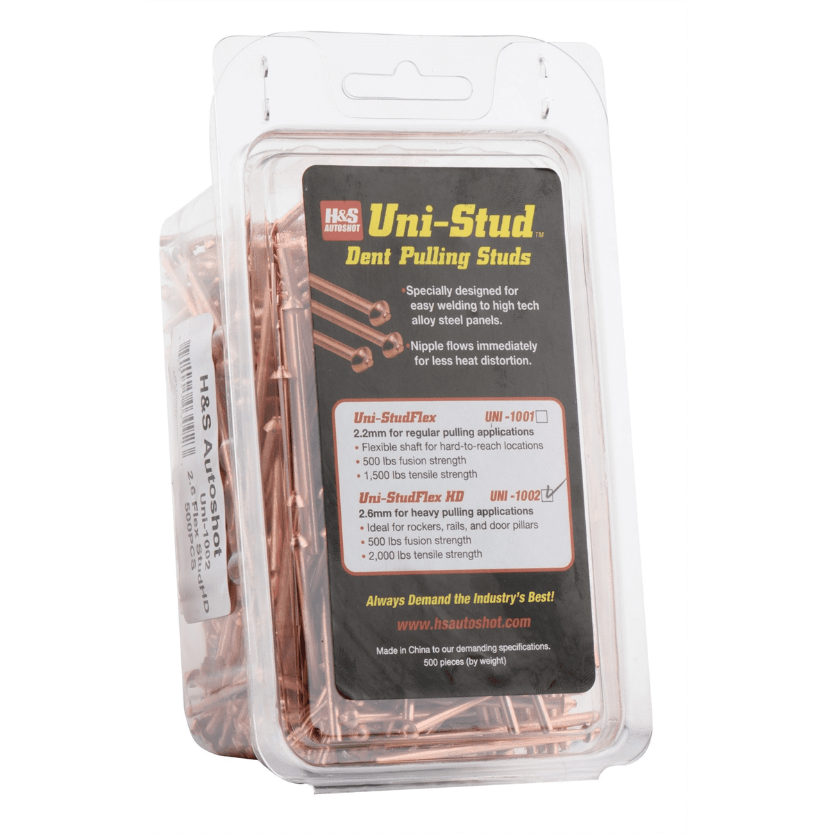 H & S Auto Shot 1002 Replacement Studs 2.6mm - Walmart Business Supplies