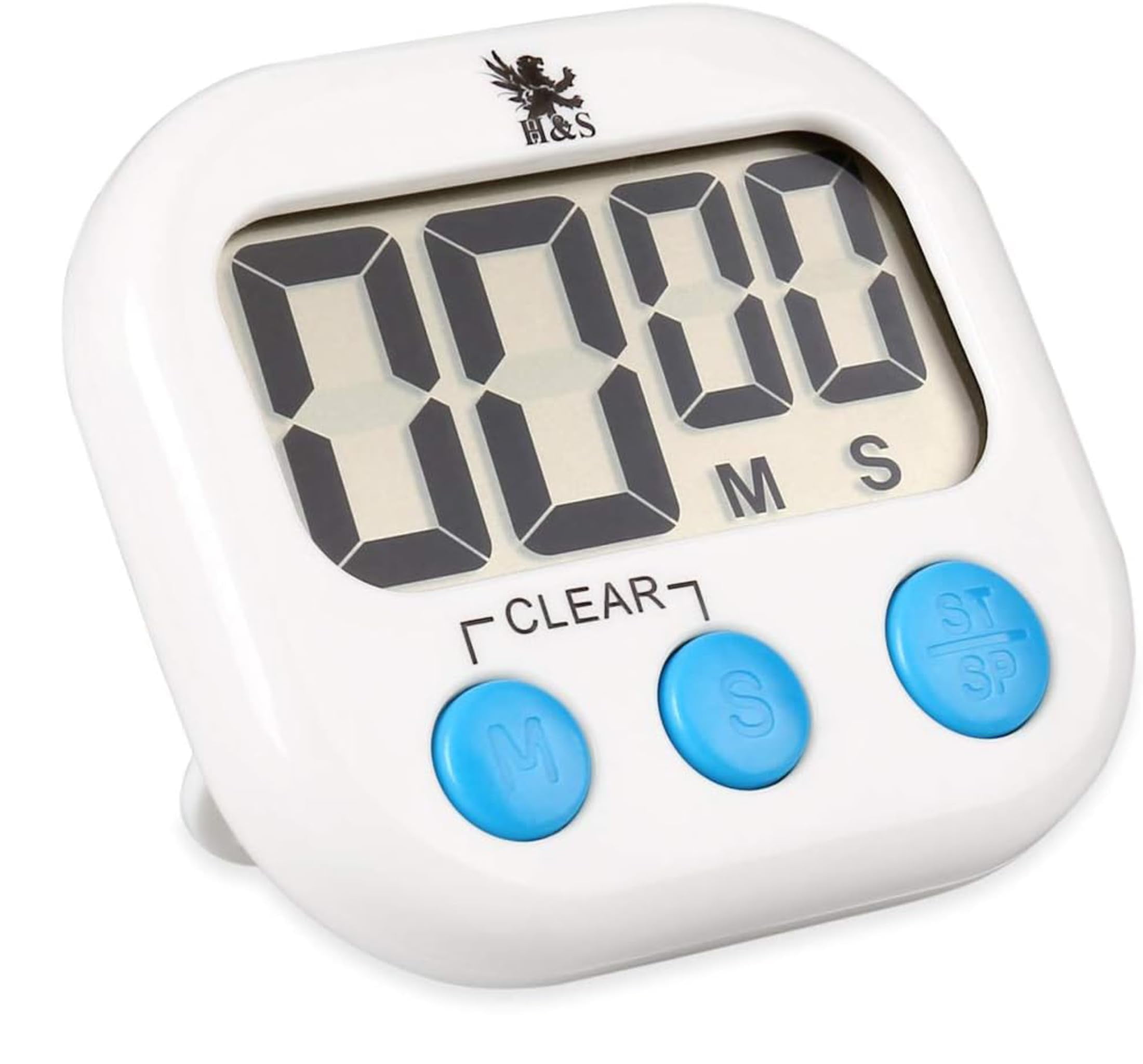 H&S Kitchen Timer Digital Cooking Timer Magnetic Countdown Clock Large ...