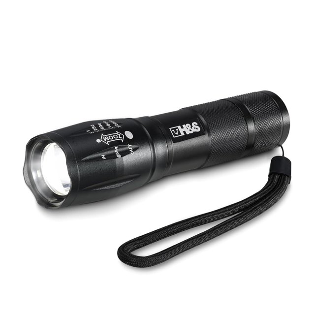 H&S T6 LED Super Bright Flashlight - Waterproof Tactical Flash Light ...