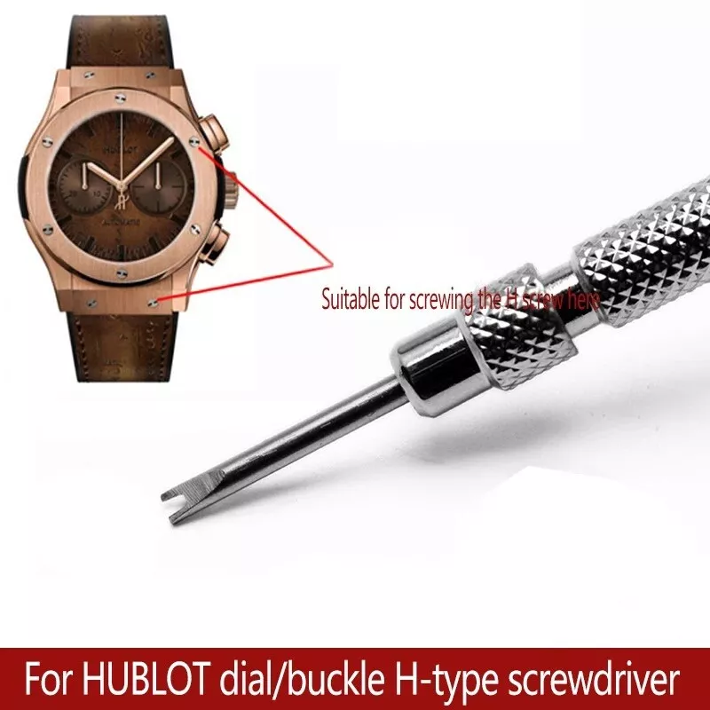 H SCREW DRIVER FOR 44-45MM HUBLOT BIG BANG BEZEL STRAP BAND DUAL END ...