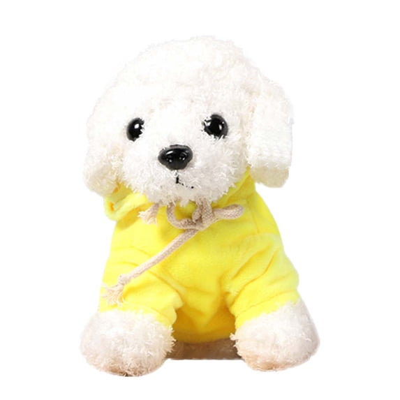 H Teddy Dog Plush Toy Puppy Doll Hoodie Ensemble Soft Stuffed Animal ...