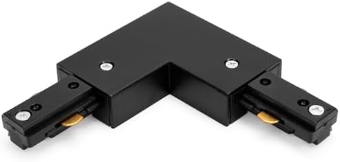 H Track Lighting Corner Connector - Black L Shape H Track Lighting ...