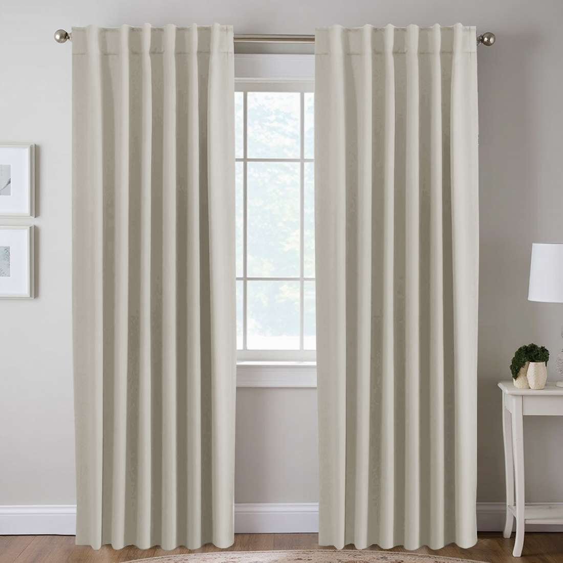 H.VERSAILTEX Blackout Thermal Insulated Window Curtains Bedroom ...