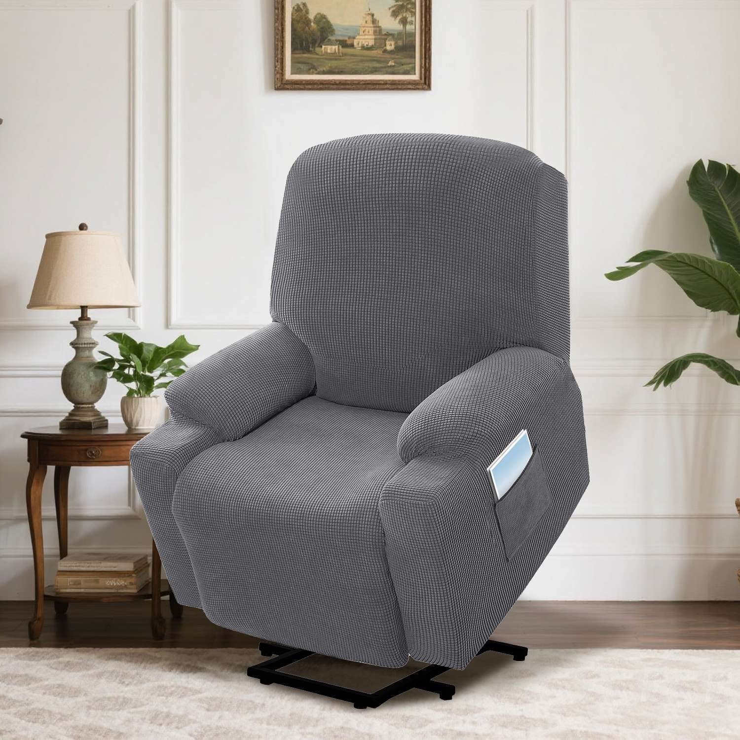 H.VERSAILTEX Slipcover Stretch Electric Power Lift Recliner Chair Cover ...