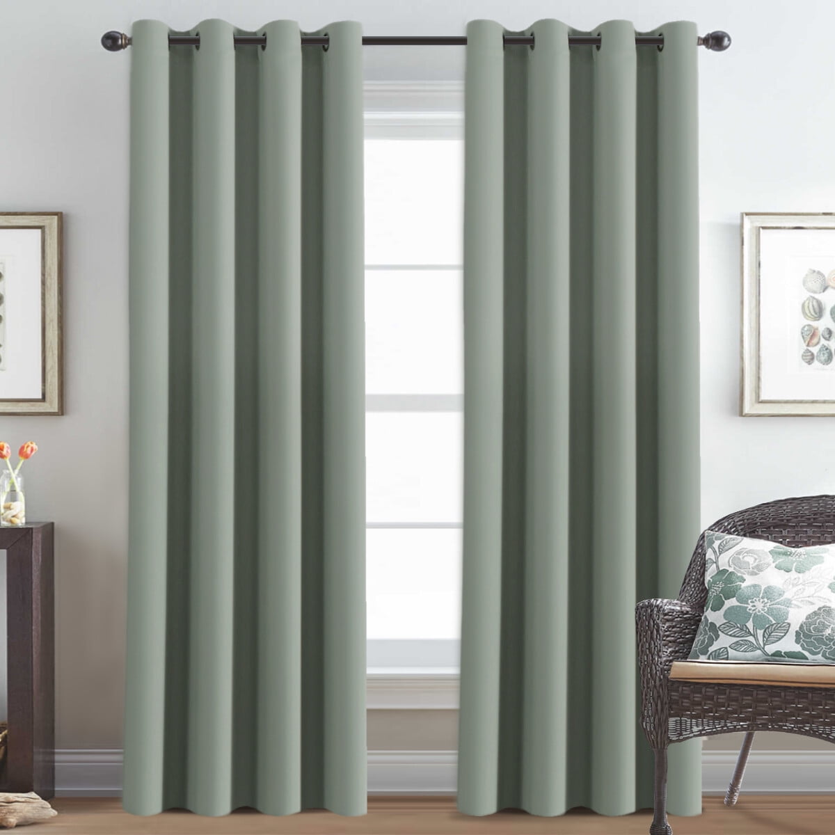 H.VERSAILTEX Window Curtains Blackout for Bedroom Thermal Curtains for ...