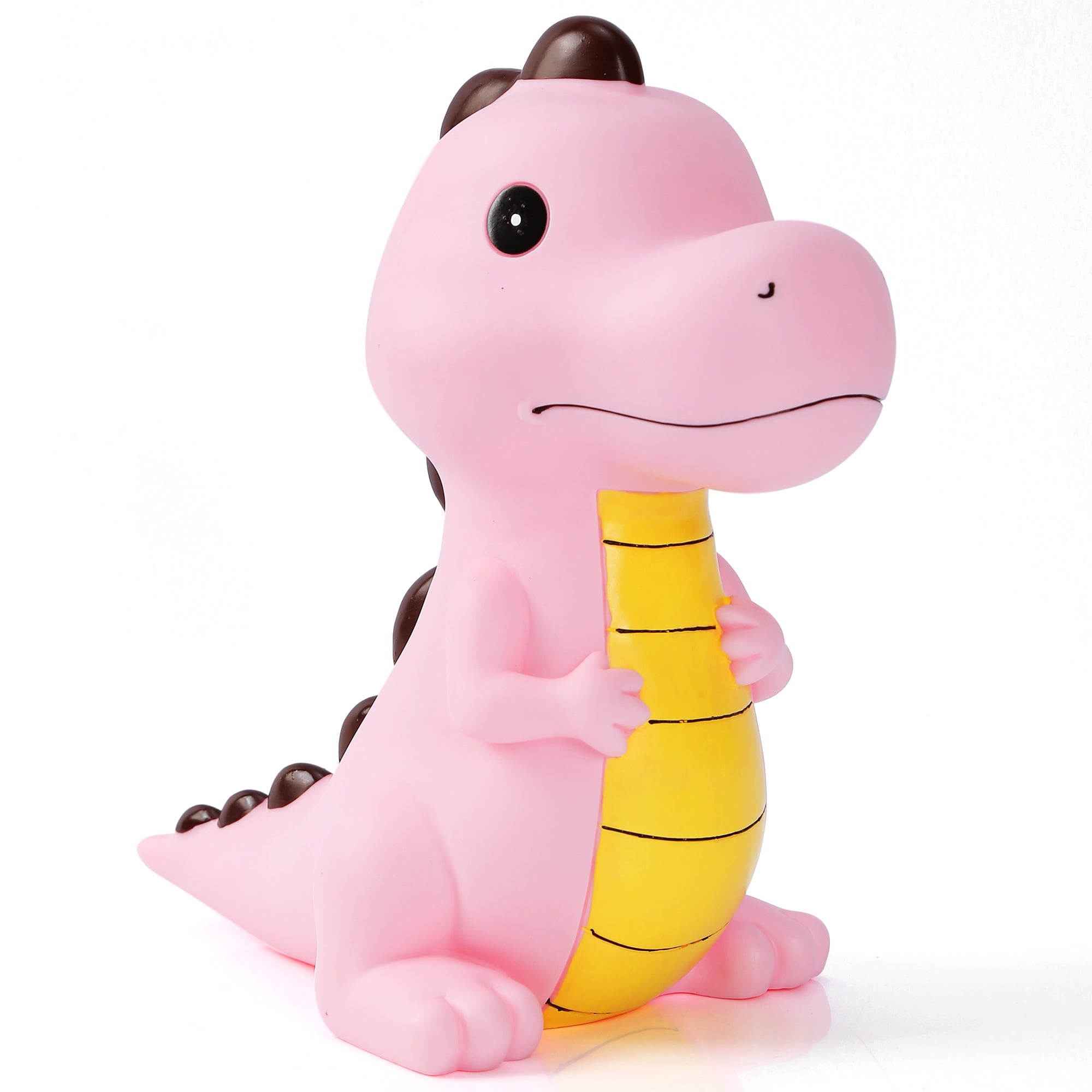 H&W Pink Dinosaur Money Bank, Tyrannosaurus Rex Piggy Bank, Ideal Gift ...