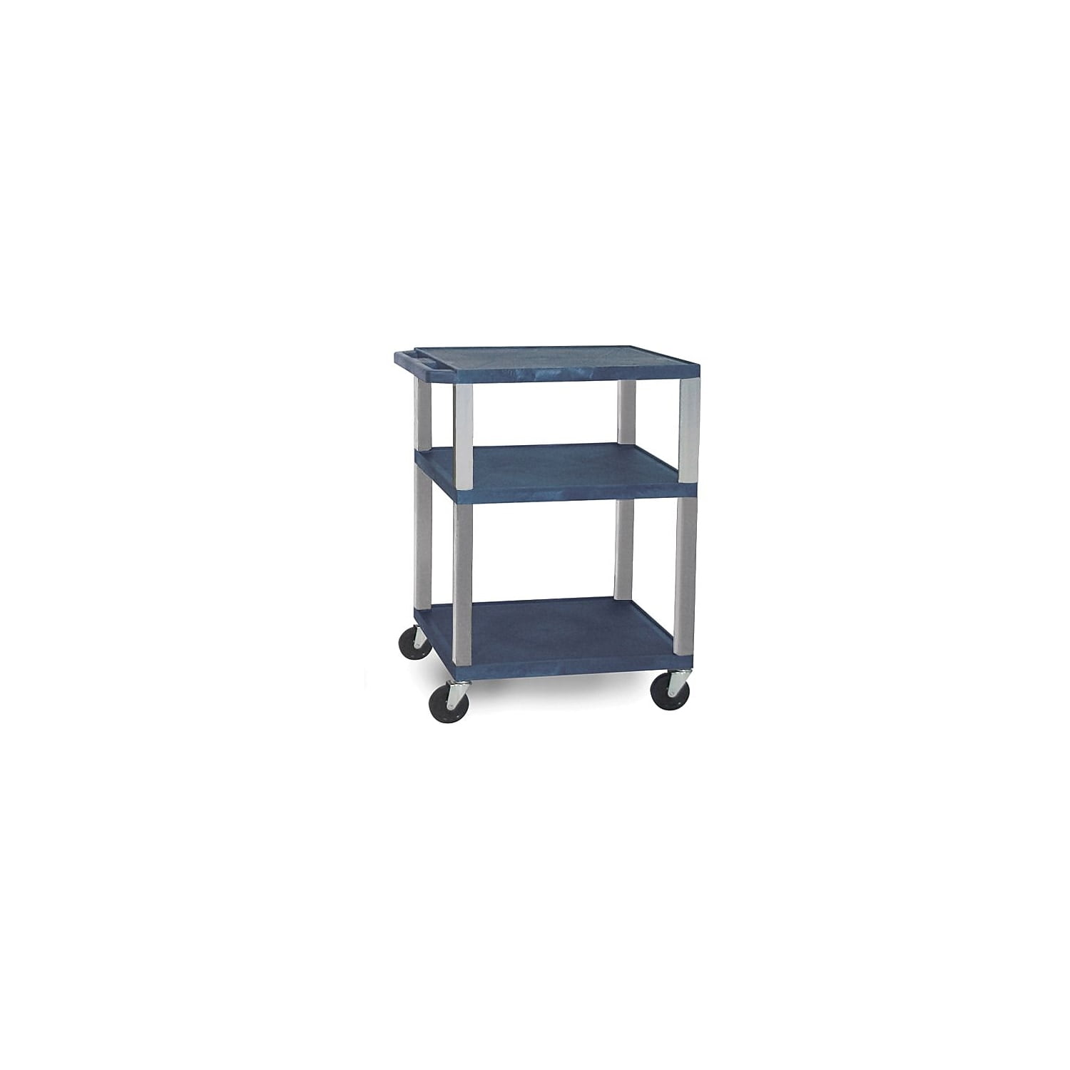 H.Wilson Mobile Multipurpose Storage Tuffy AV Cart With 3 Plastic ...