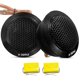 Lanzar 1" Titanium Dome Neodymium Flush, Surface or Angle Mount Tweeter ...