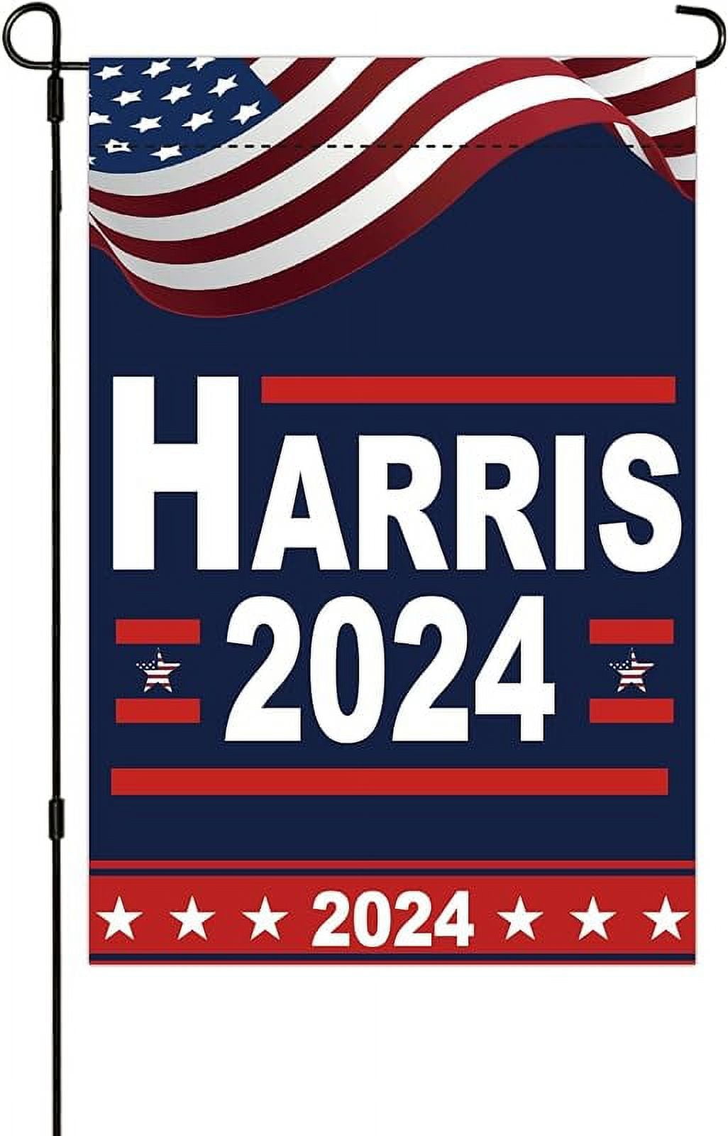H-a-r-r-i-s 2024 Garden Flag 12x18 Inch H-a-r-r-i-s for Flags with ...