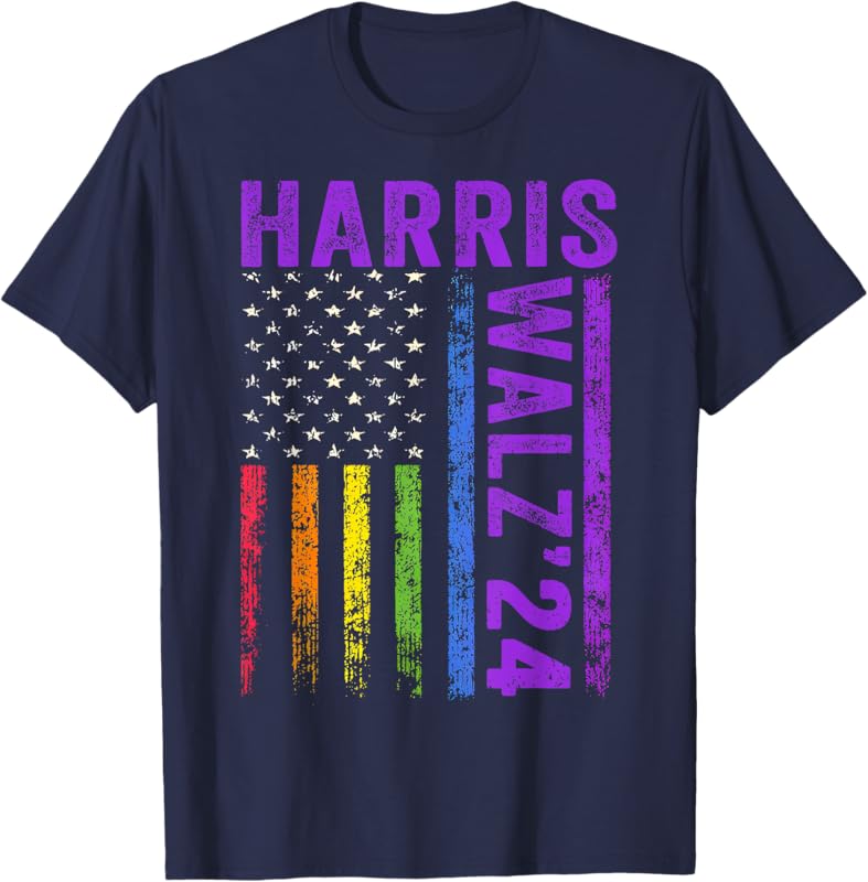 H-arris Waltz 2024 Election Ka-mala Harris Tim Waltz 2024 T-Shirt ...
