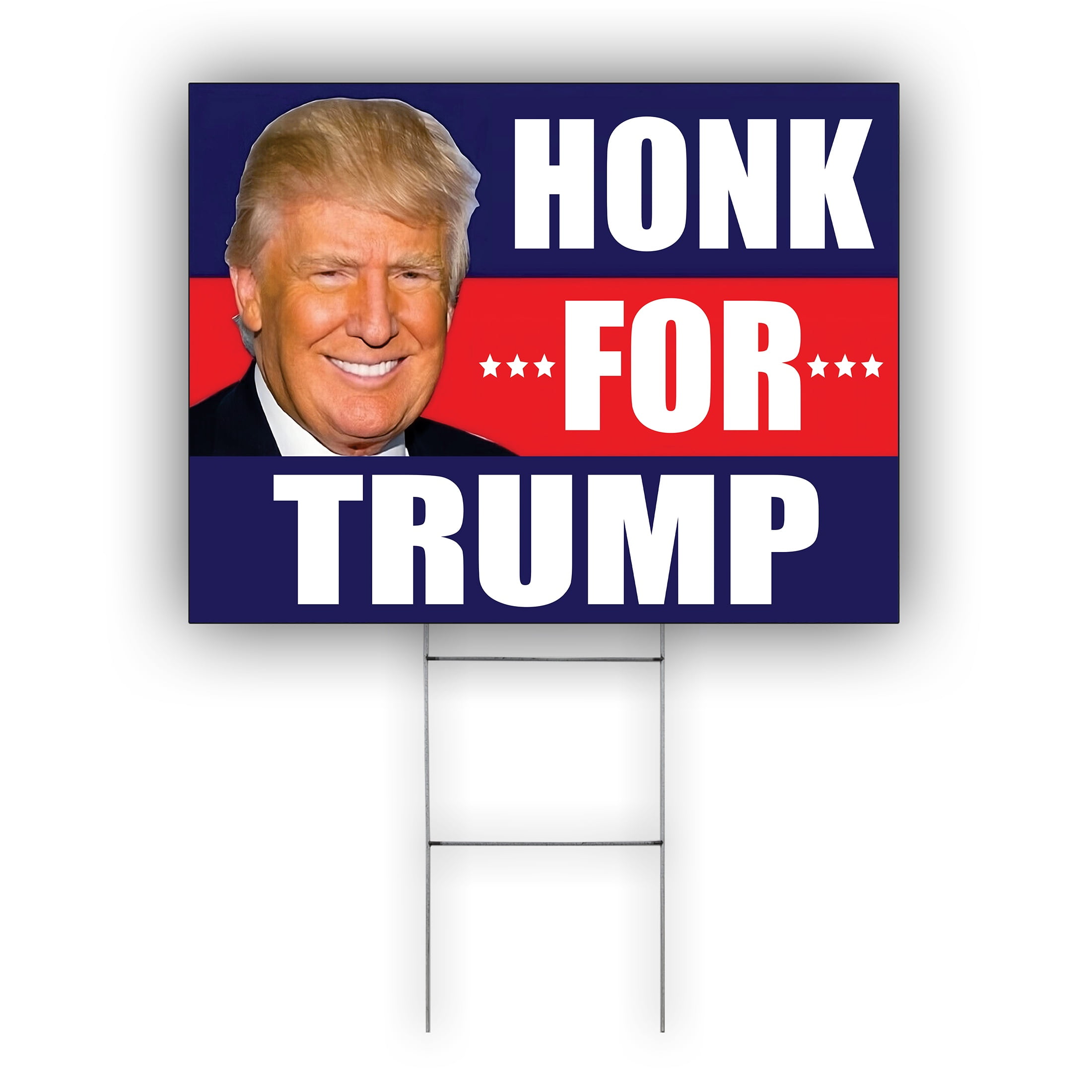 H**k For Trump 2024 Vote For President Coroplast Yard Sign With H Stake ...