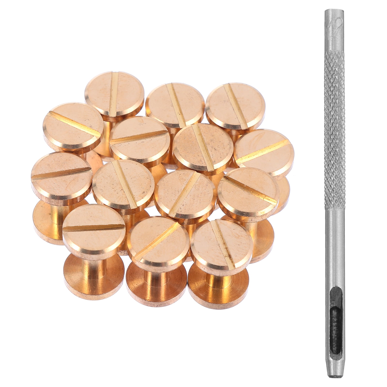 H-nail Belt Wallet Denim Purse Wheel Studs Chicago Screws DIY Leather ...