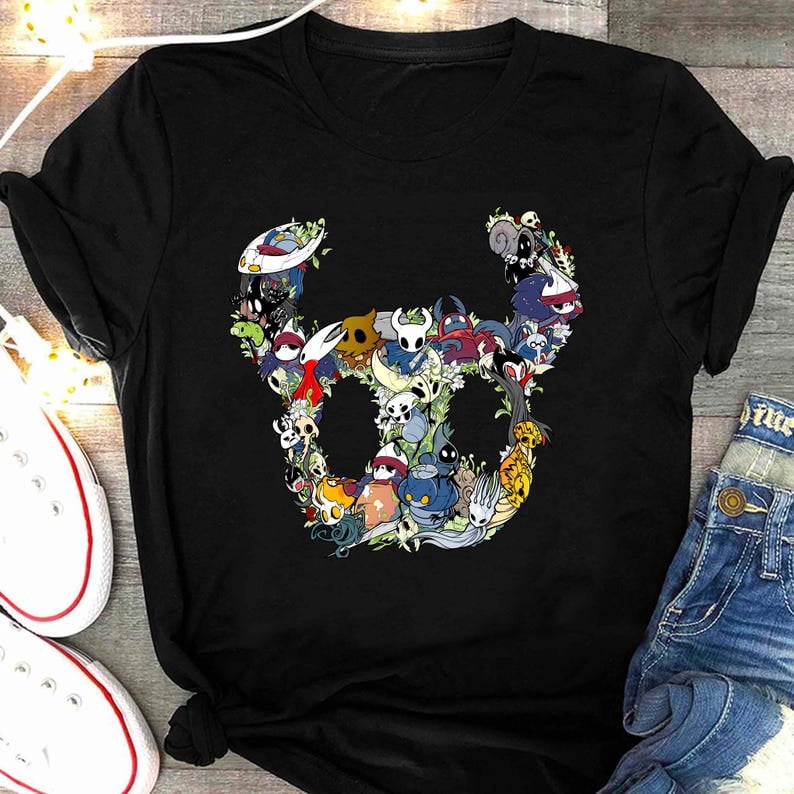 H.ollow K.night S.ilksong Mask T-Shirt, Hornet Character Indie Game ...