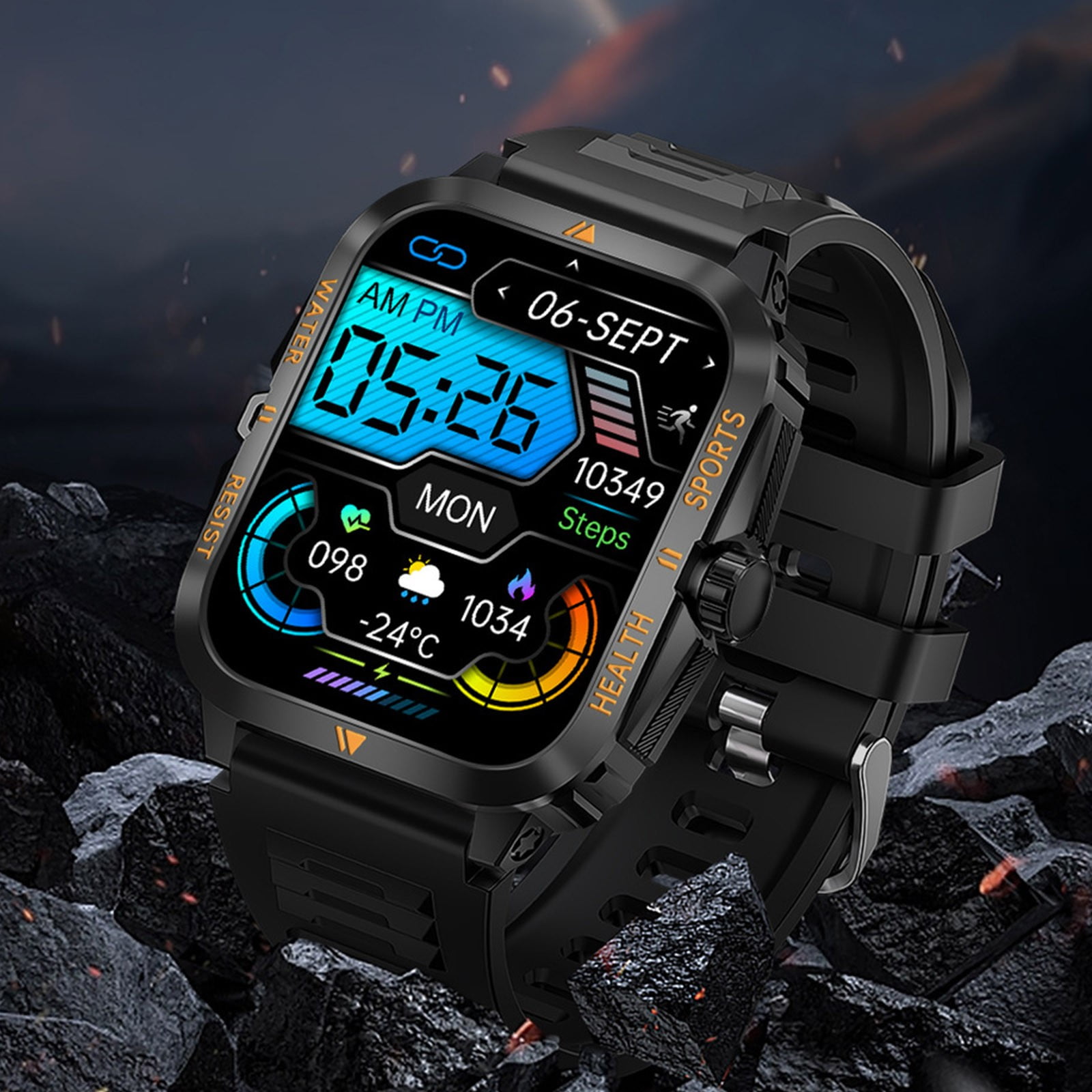H02 Smart Watch Outdoor Sports 30 Meter Watertight Swimming Bluetooth ...