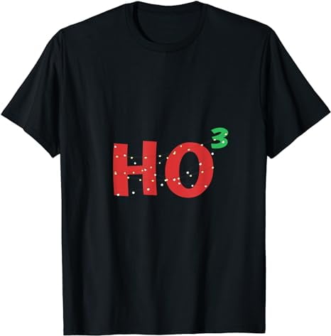 H03 Christmas Lights Ho Ho Ho Math Lover Christmas T-Shirt - Walmart.com