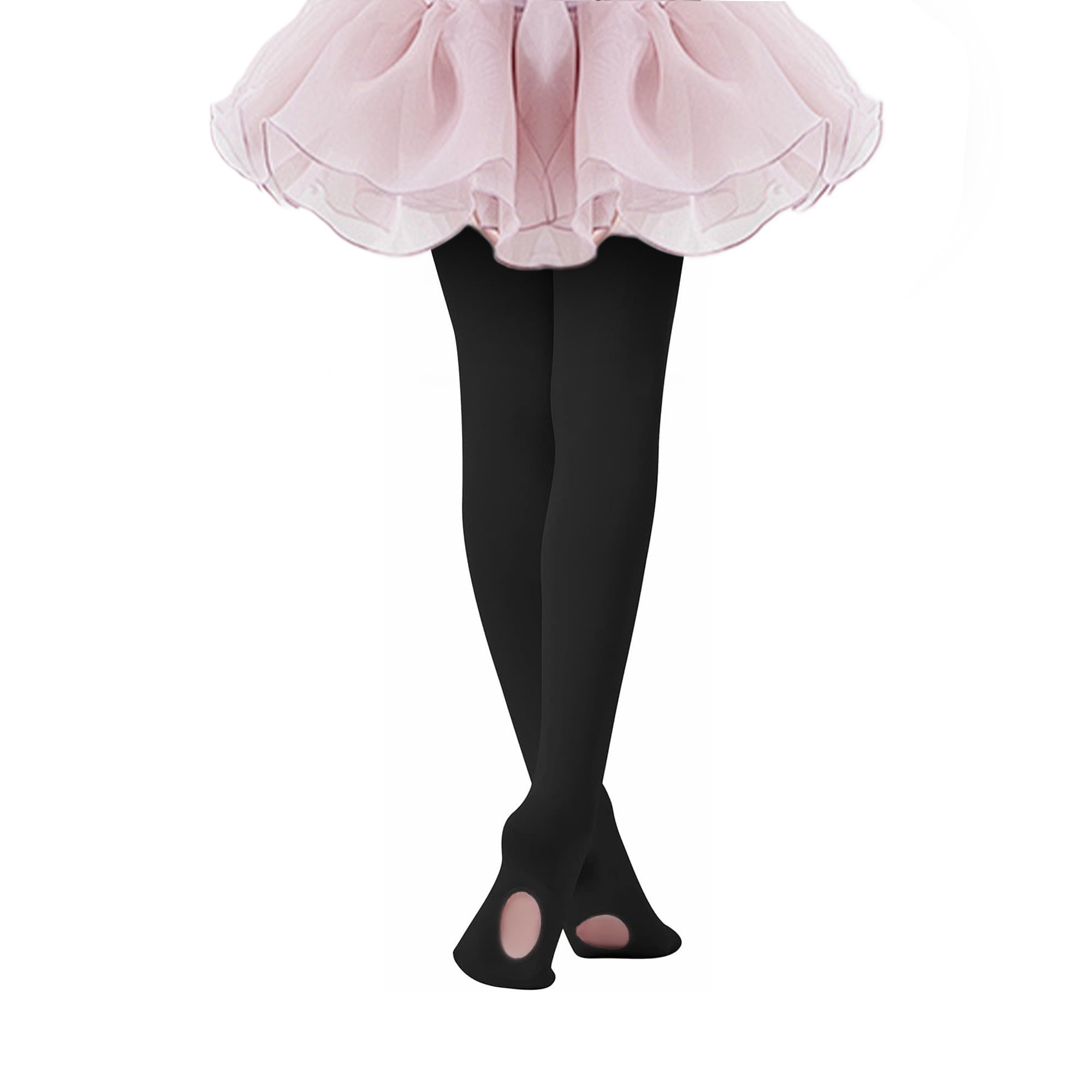 H0NEYSEA Girl's Ballet Dance Tights - Ultra Soft Convertible Footed ...