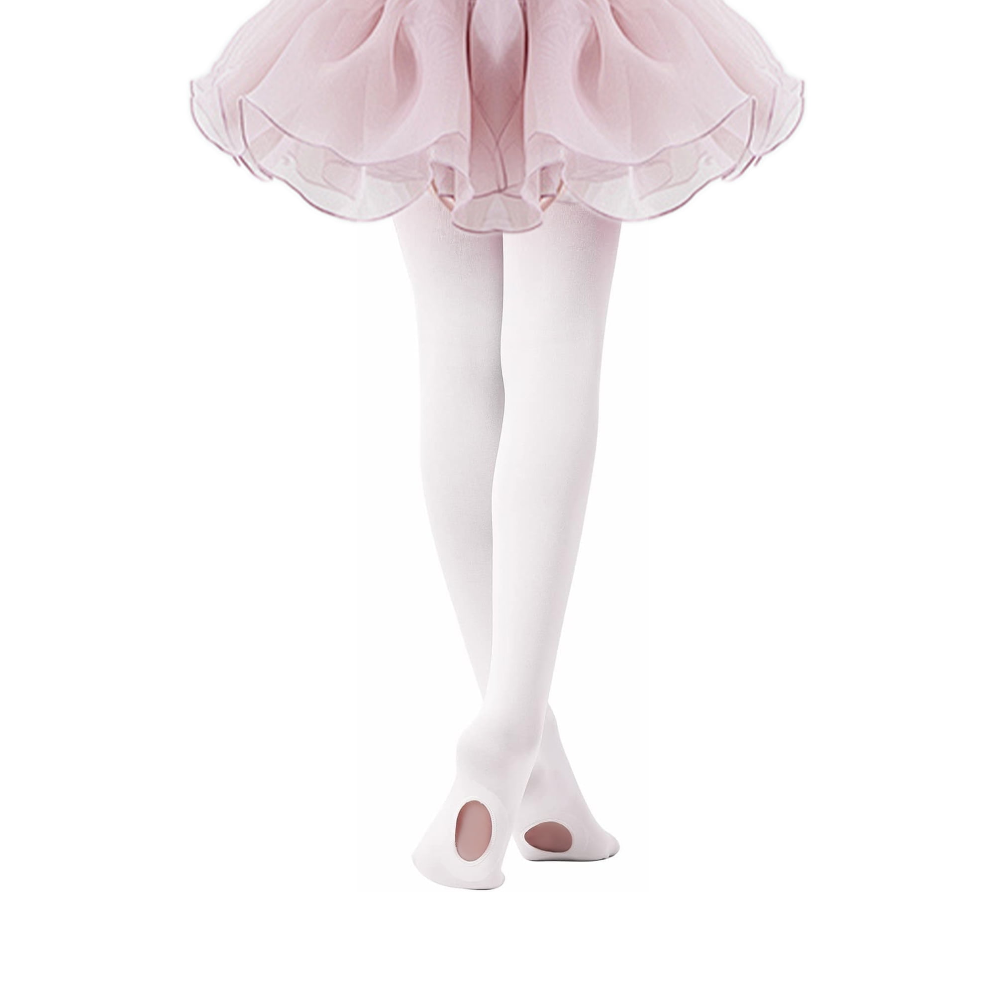 H0NEYSEA Girl's Ballet Dance Tights - Ultra Soft Convertible Footed ...