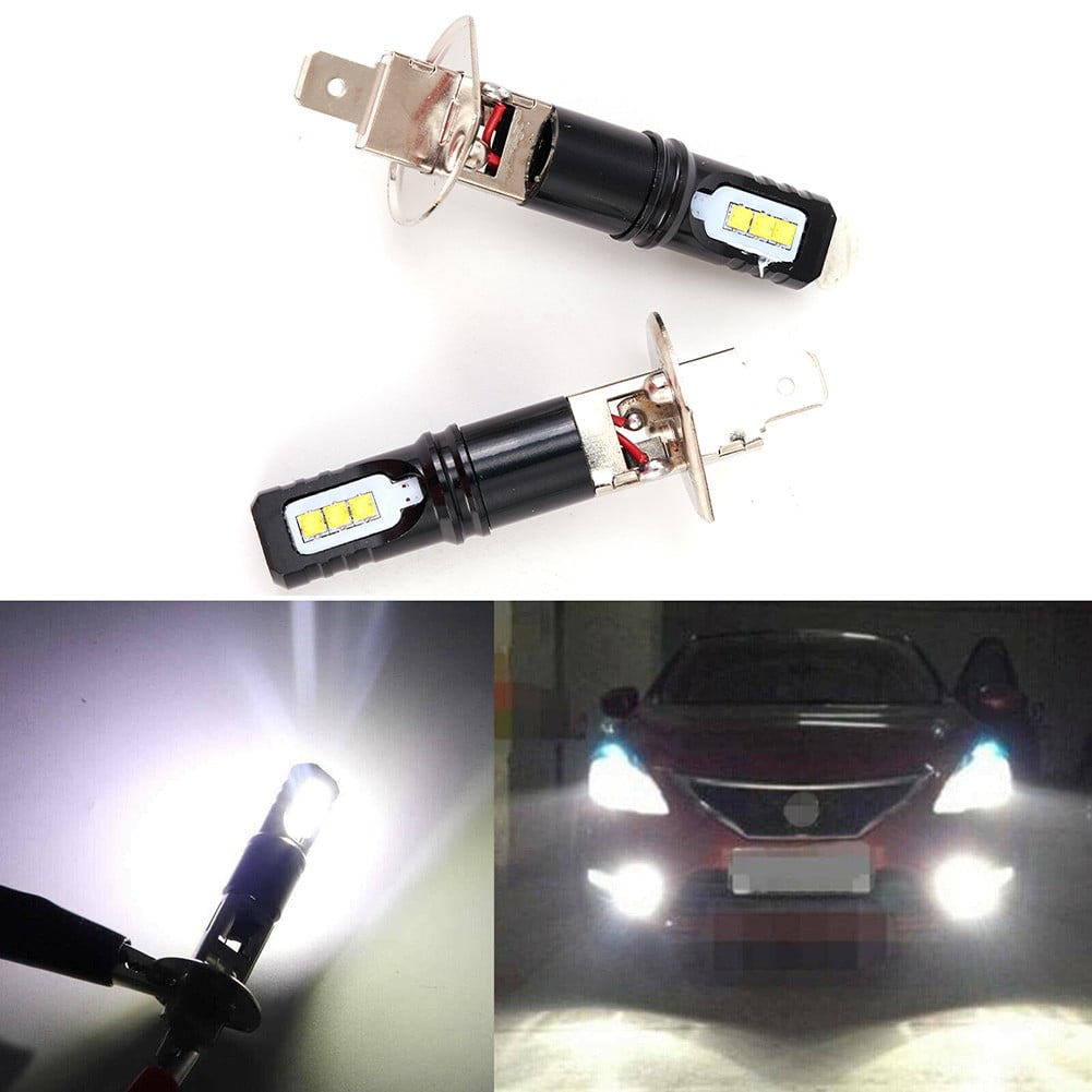 H1 6000K LED Fog Light Bulb Kit for Low Beam - 8000LM Brightness ...