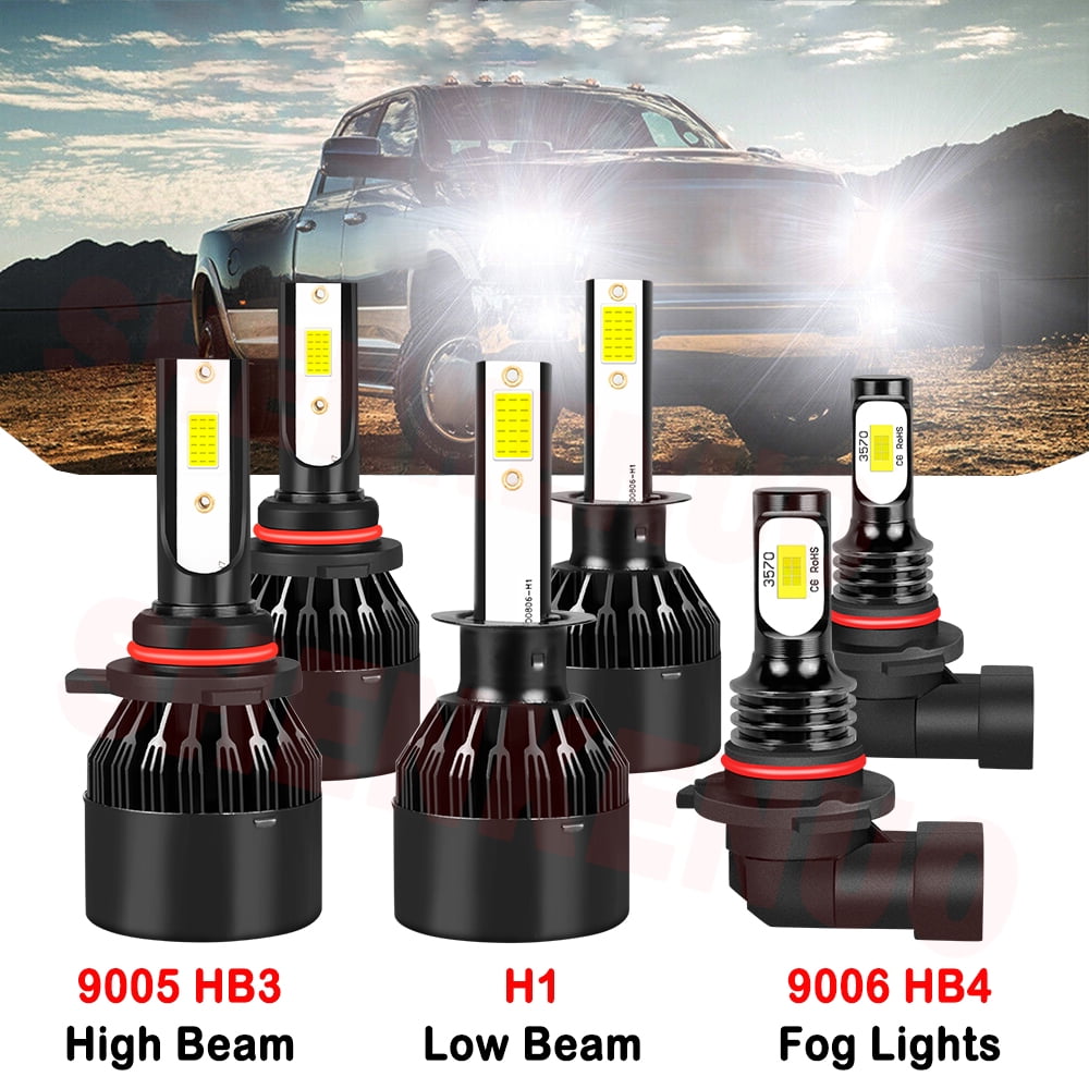 H1 9005 High&Low Beam for Subaru Forester 2006 2007 2008 LED Headlights ...