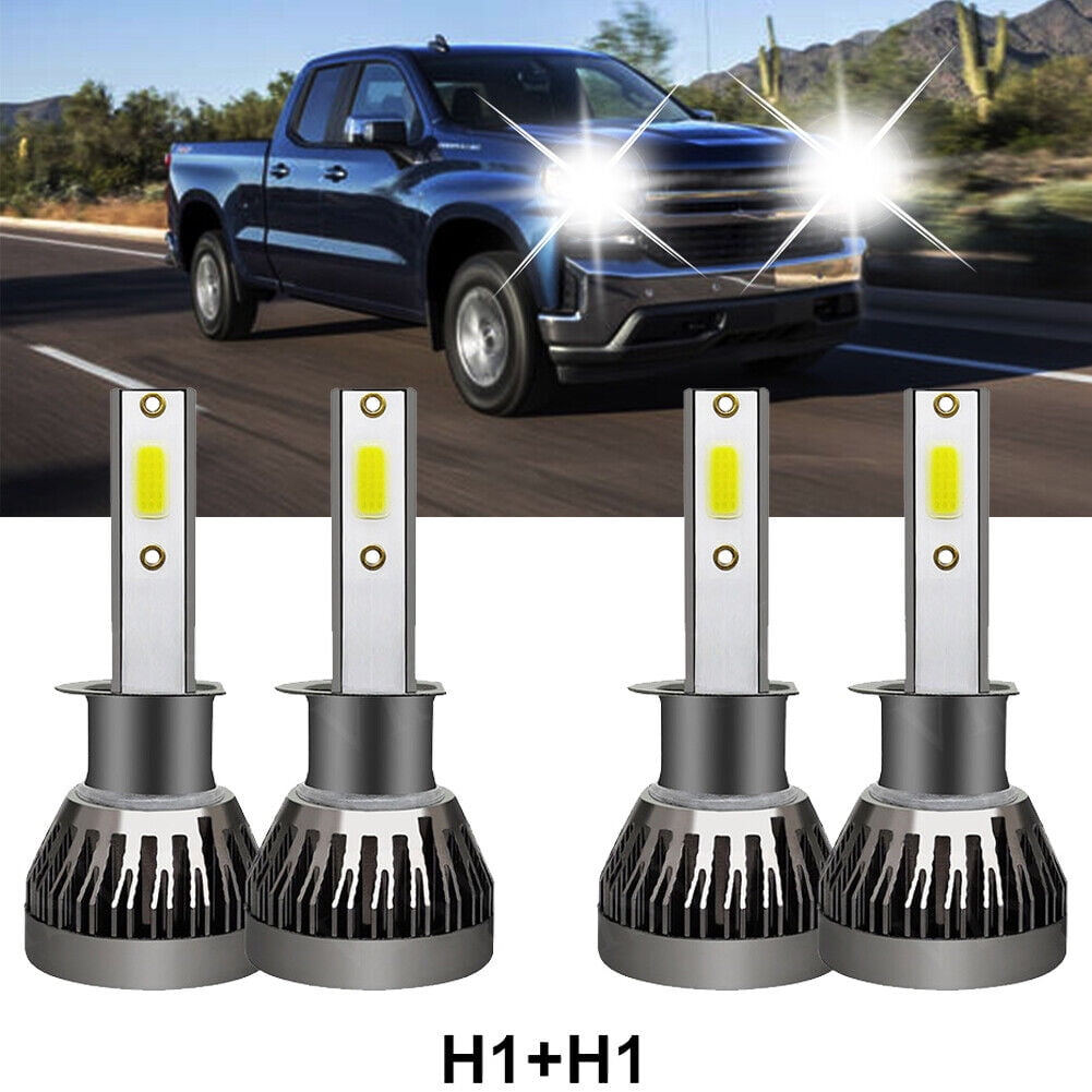 H1+H1 4-side LED Headlight Bulbs Kit High Low Beam For Honda CR-V CRV ...