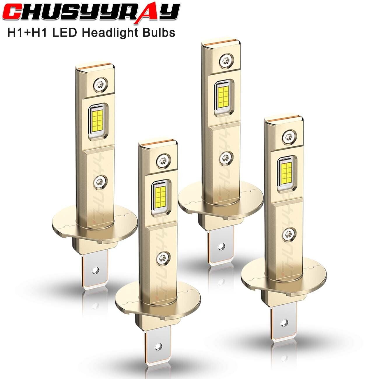 H1+H1 LED Headlight Bulbs 4X Compatible with 2005 2006 Honda CR-V High ...