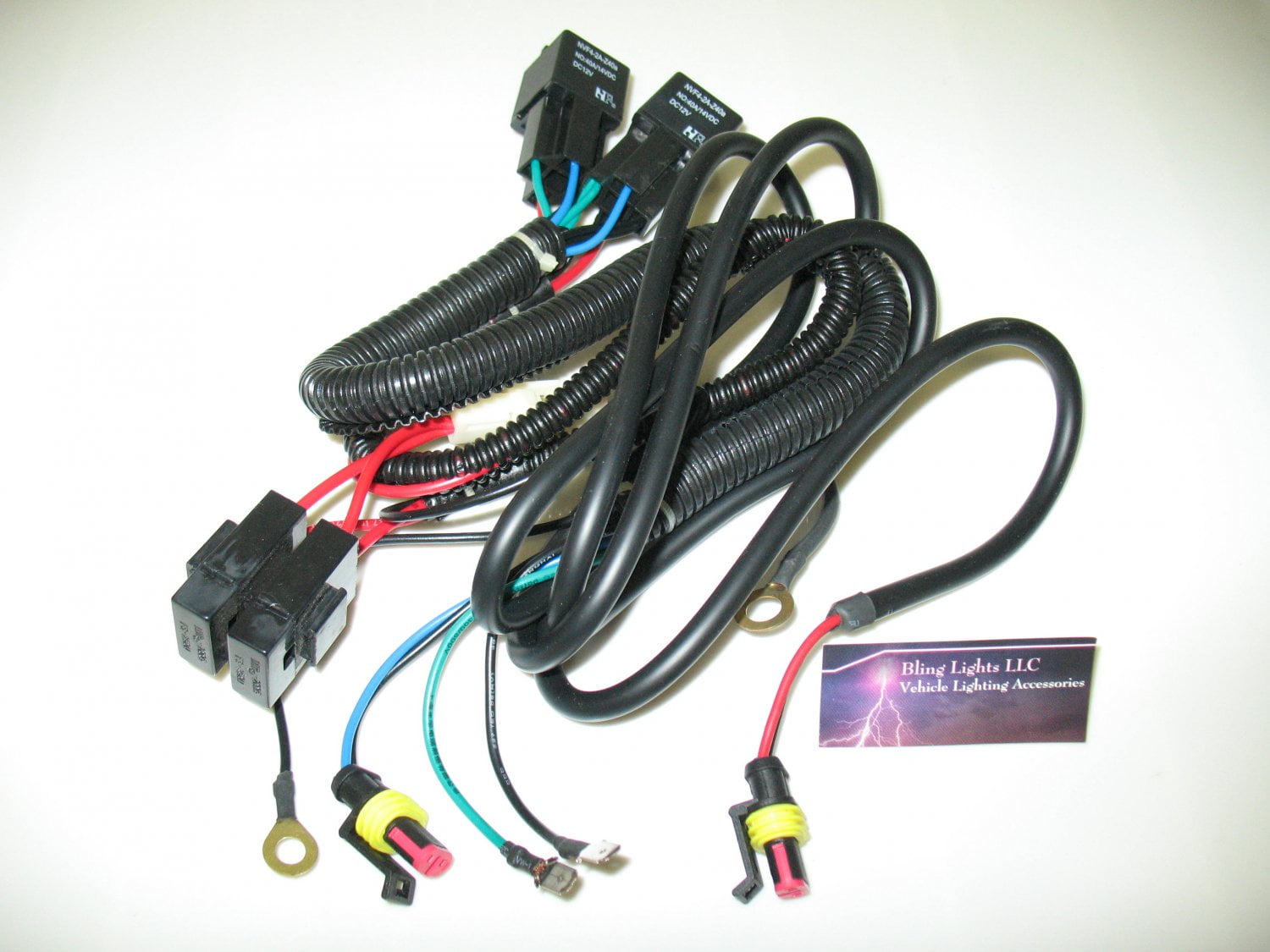 H1 H3 H7 HID Conversion Kit Universal Relay Wiring Harness - Walmart.com