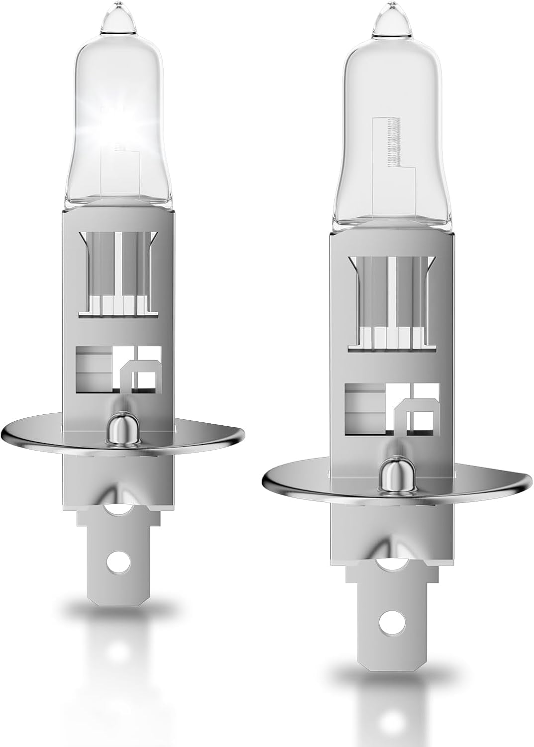 H1 Halogen Headlight Bulbs, H1 Bulb,12V 55W, 4000 Lumens, 3800K, No ...