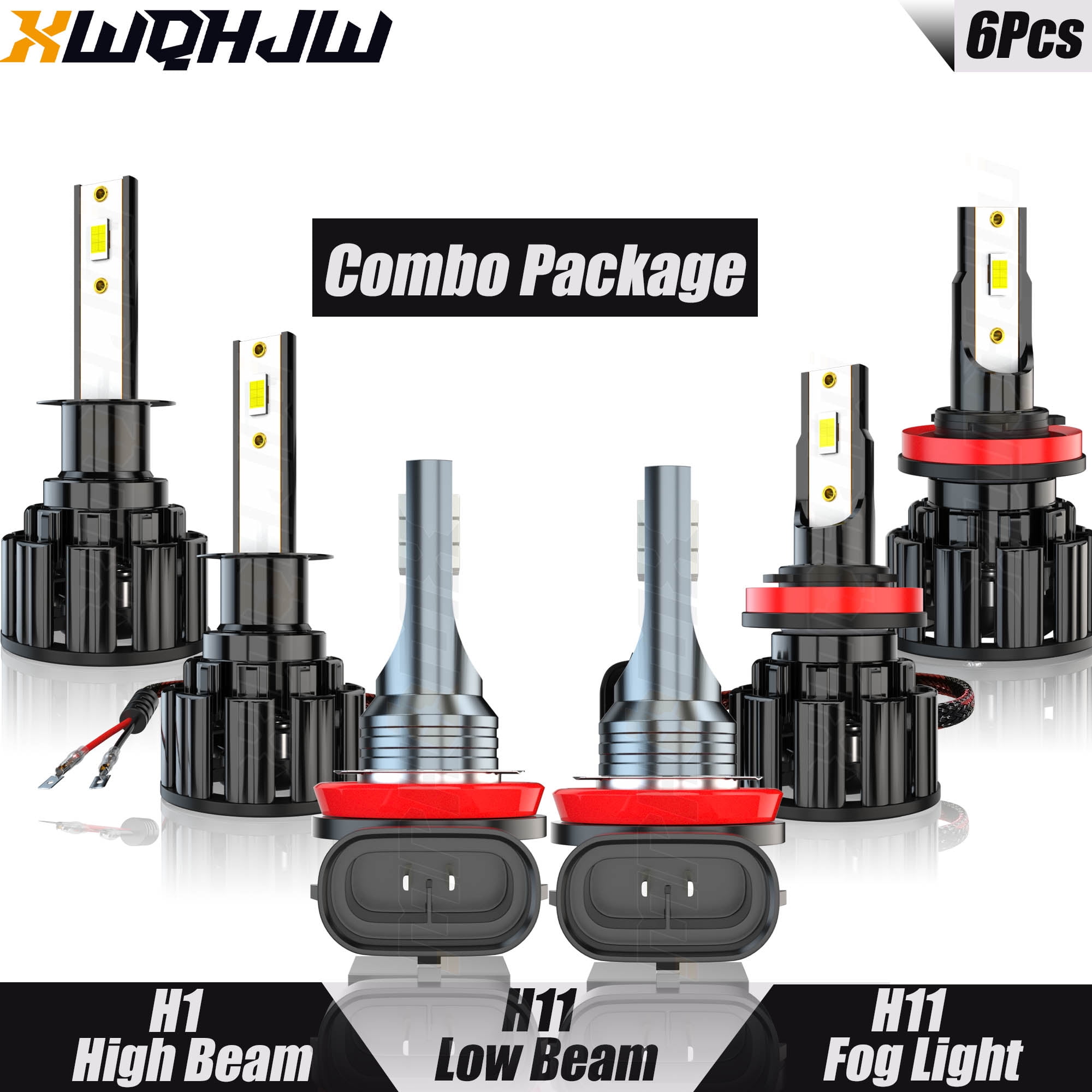 H1 High+H11 Low+H11 Fog Light for Kia Sorento 2011-2013 LED Headlight ...